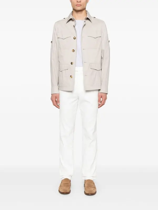 Brunello Cucinelli Cotton And Nylon Water-resistant Jacket