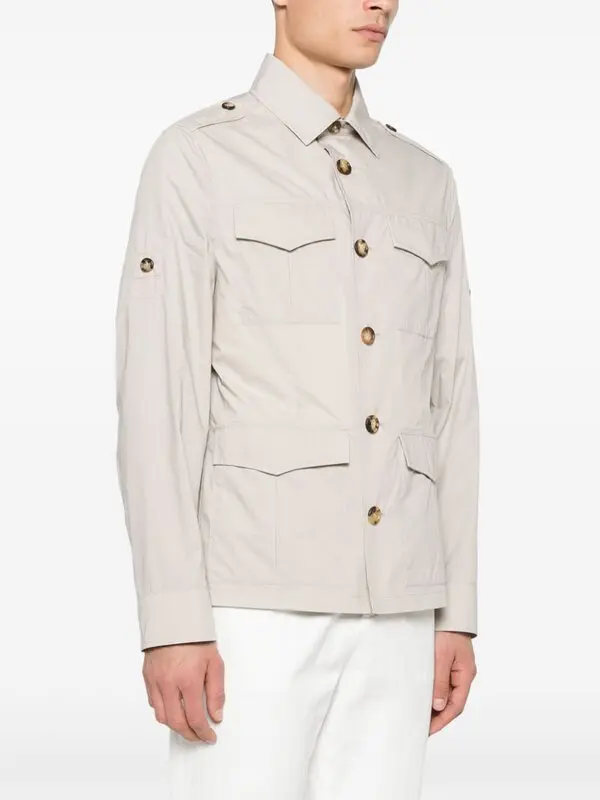 Brunello Cucinelli Cotton And Nylon Water-resistant Jacket - Multicolor