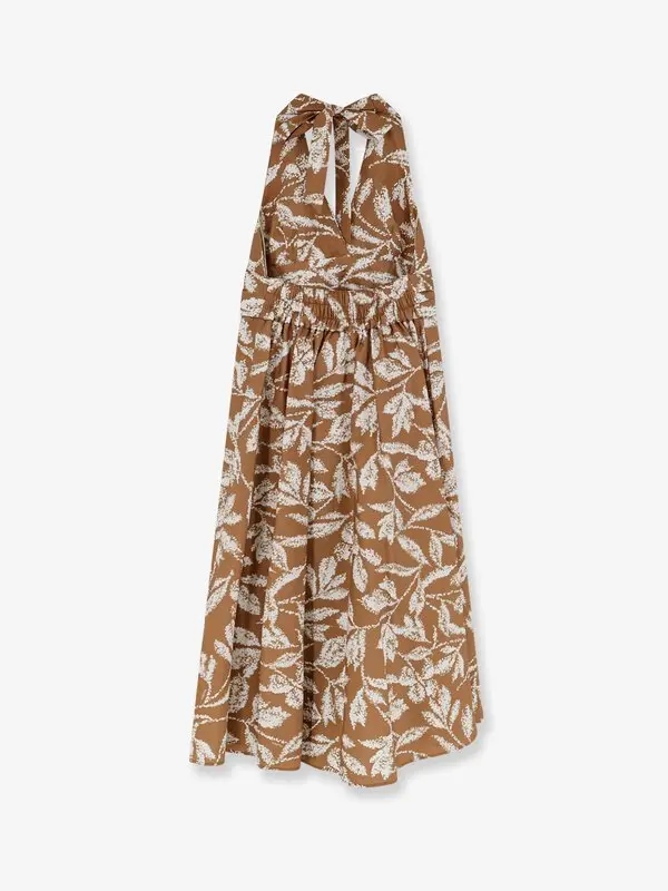 Max Mara Mxmebella Printed Cotton Dress - Multicolor
