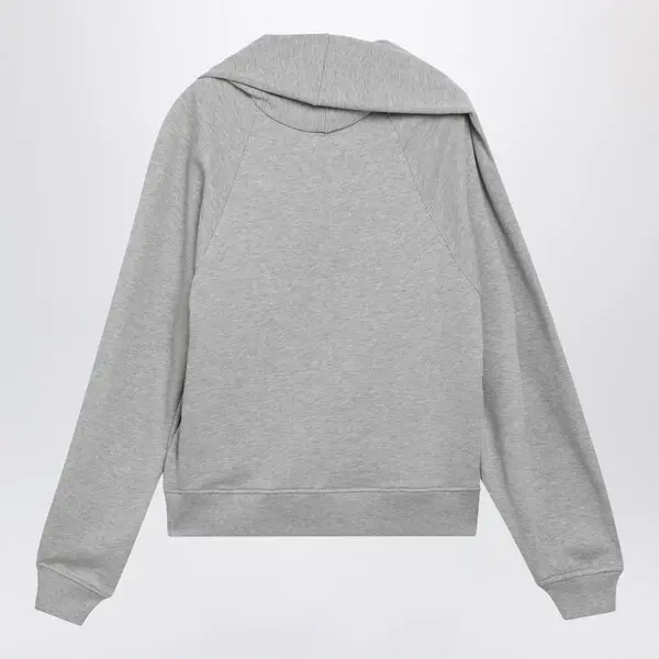 Dries Van Noten Melange Grey Cotton Sweatshirt
