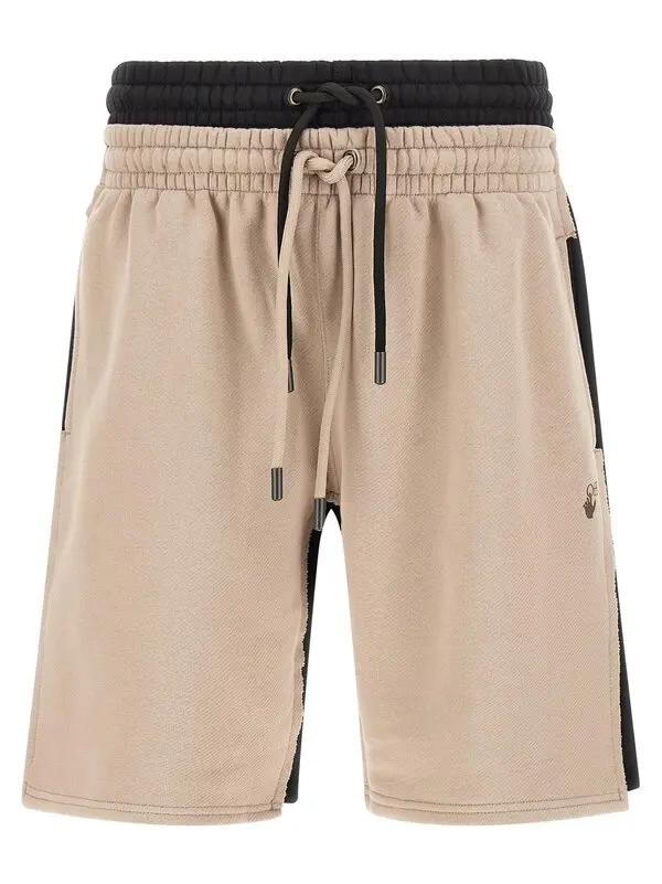 Off-White Spices Arrow Overlap Skate' Bermuda Shorts - Multicolor