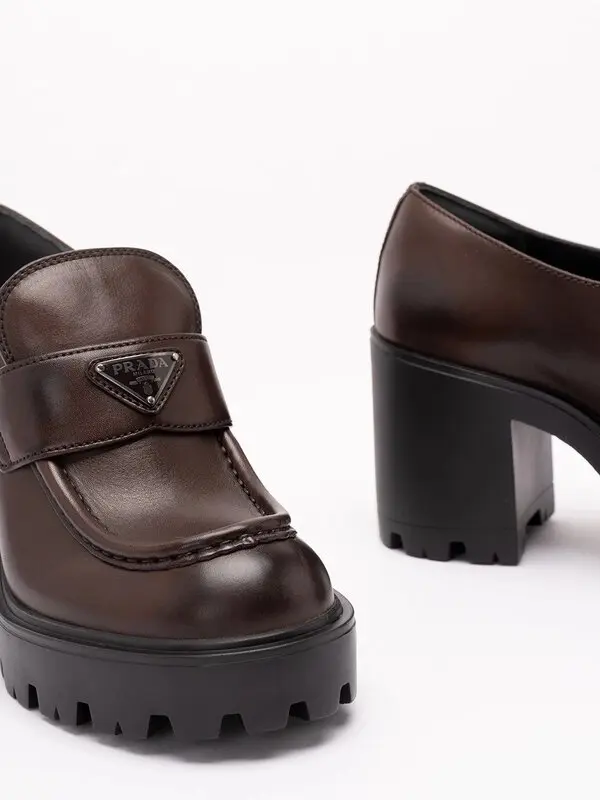Prada Vintage Leather Loafers