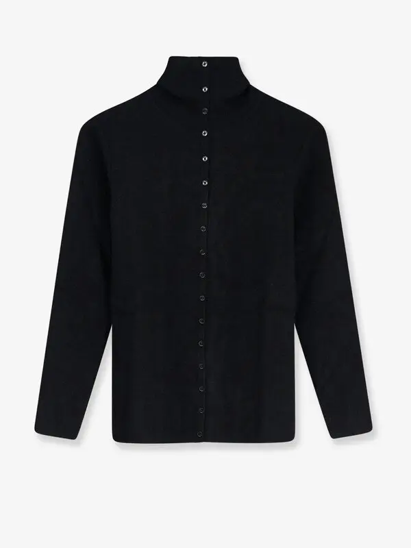 TOTEME Viscose Blend Cardigan - Black