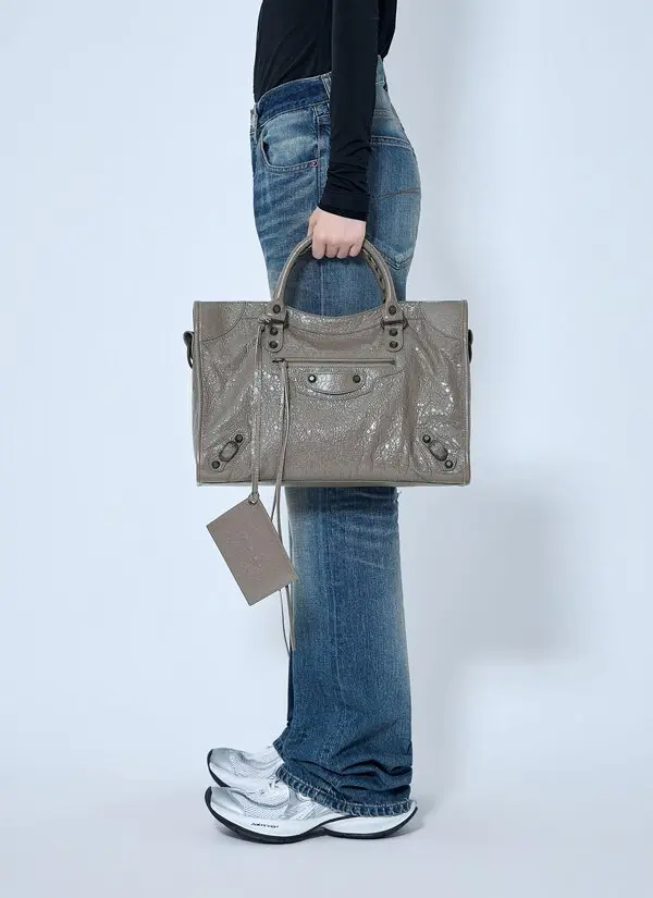 Balenciaga Le City Medium Tote Bag - Brown