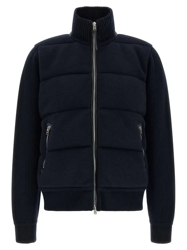 TOM FORD Padded Jacket - Blue
