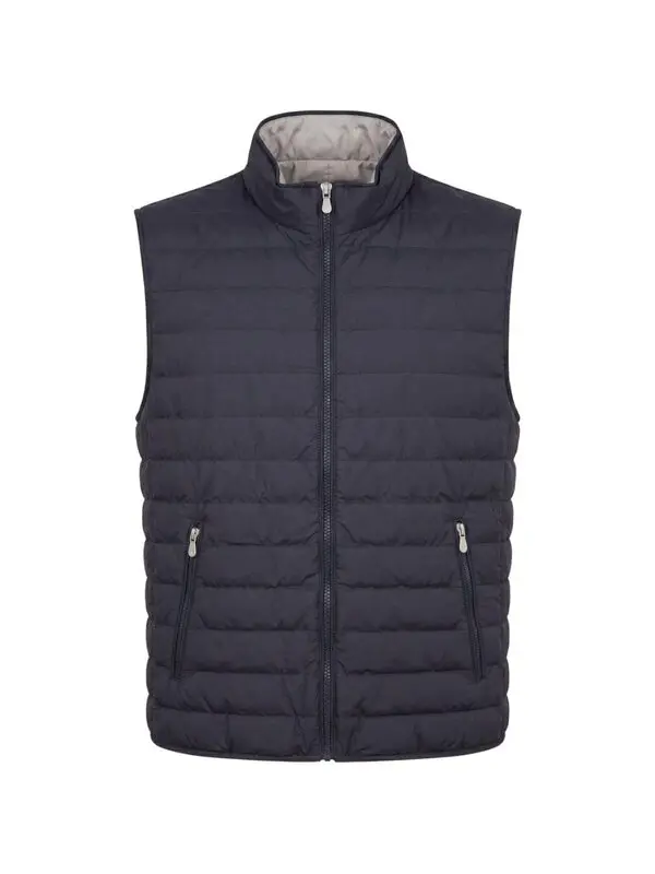 Brunello Cucinelli Quilted Down Vest - Multicolor