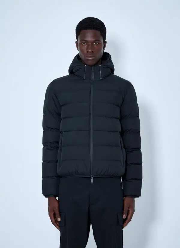 Moncler Arajoki Hooded Short Down Jacket - Black
