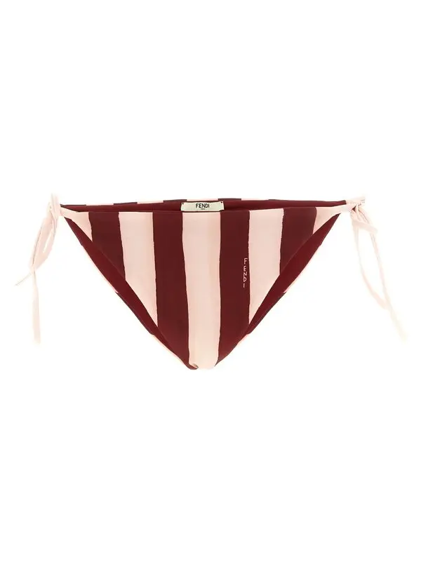 Fendi Pequin' Reversible Bikini Bottoms - Multicolor