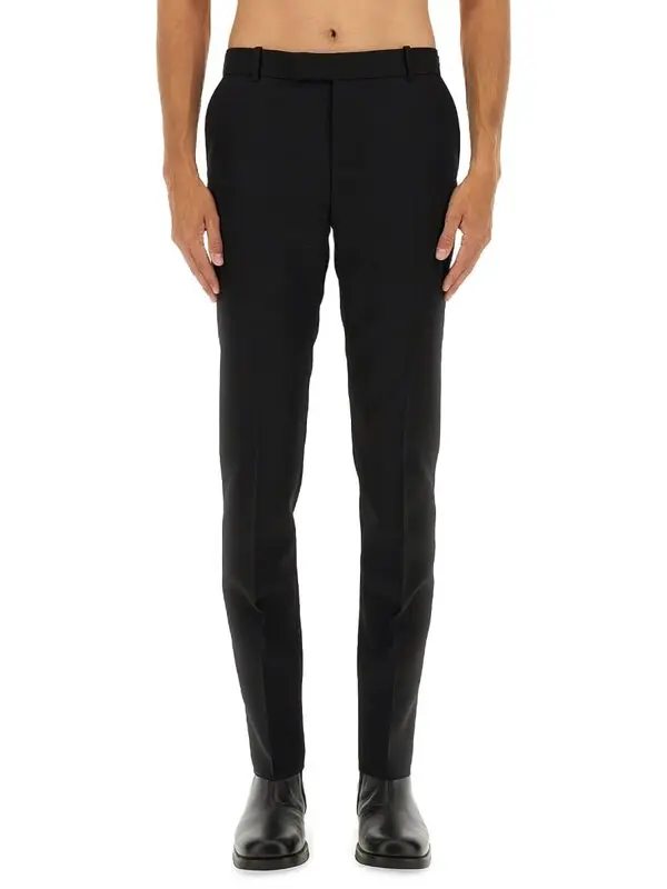 Alexander McQueen Wool Pants - Black