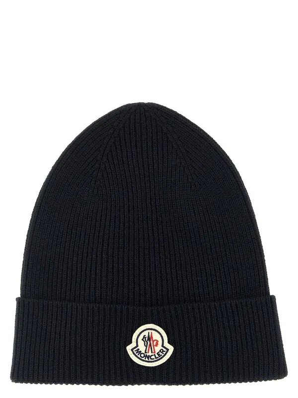 Moncler Wool Beanie - Blue