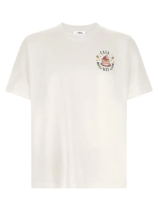 Casablanca T-shirt With 'casa Way' Print