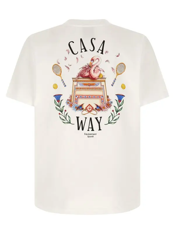 Casablanca T-shirt With 'casa Way' Print