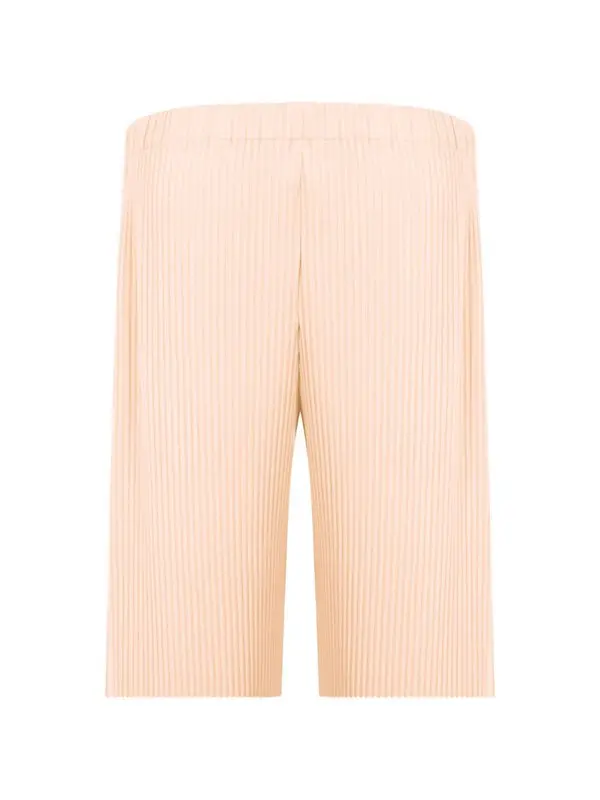 Issey Miyake Pleated Bermuda Shorts - Multicolor