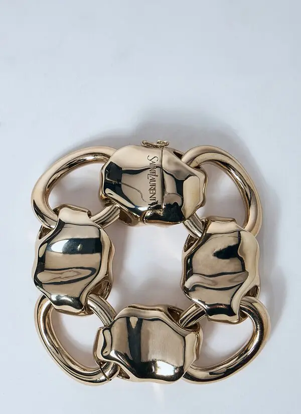 Saint Laurent Shell Chain Bracelet