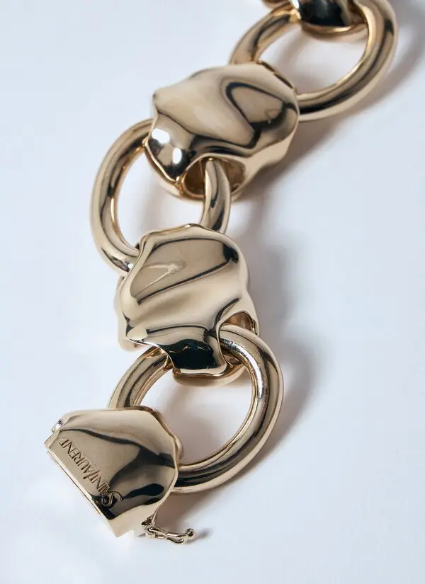Saint Laurent Shell Chain Bracelet