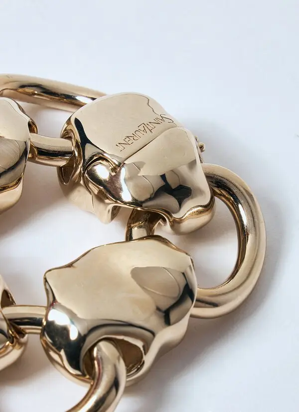 Saint Laurent Shell Chain Bracelet
