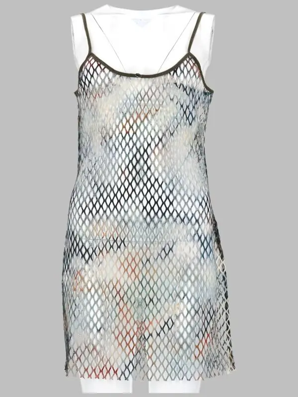 DIESEL® Printed Mesh Dress - Multicolor