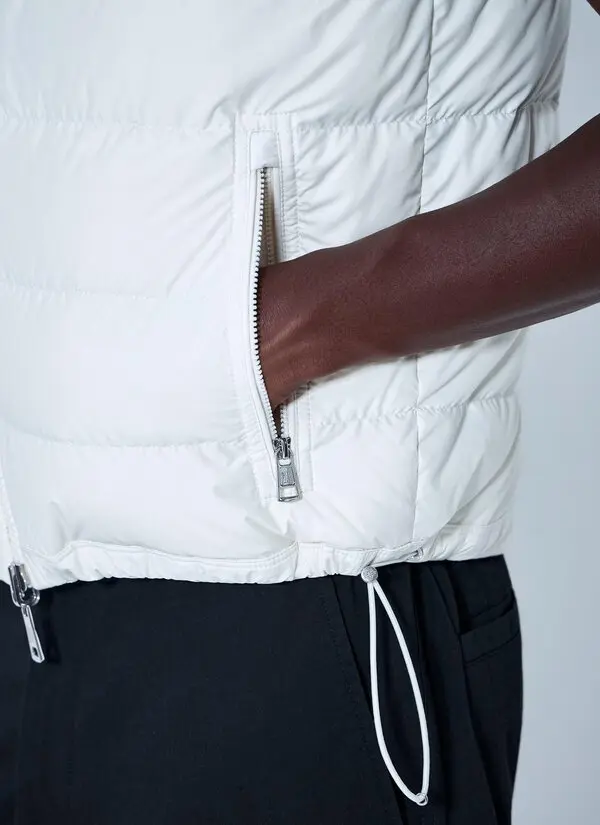 Moncler Gienah Reversible Down Gilet - White