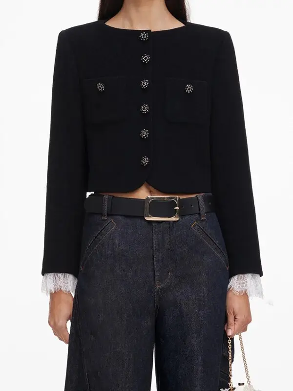 SELF-PORTRAIT Button Down Jacket