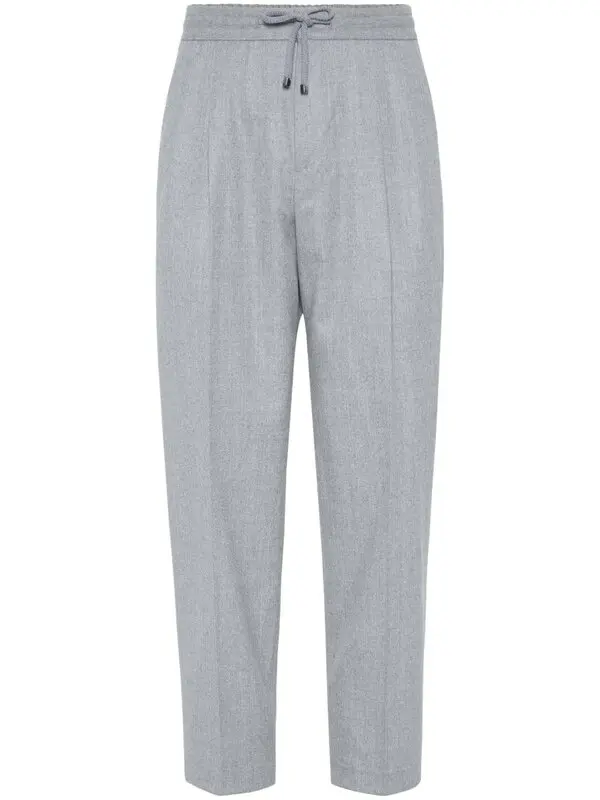 Brunello Cucinelli Wool Trousers - Multicolor