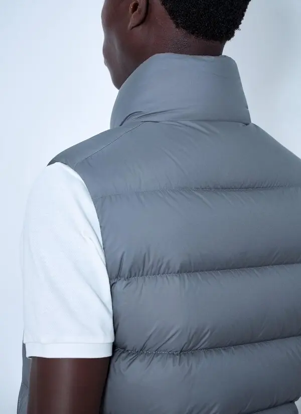 Moncler Tibb Down Gilet - Gray