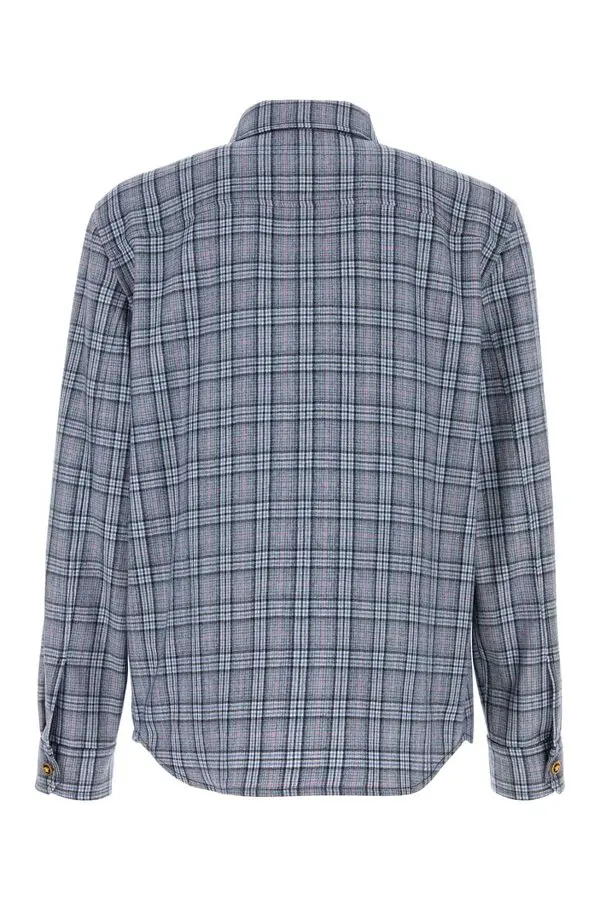 Versace Embroidered Wool Shirt - Multicolor