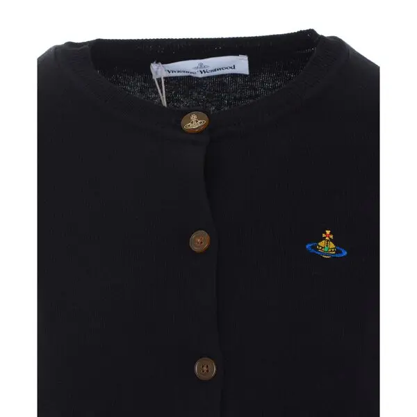 VIVIENNE WESTWOOD Bea Cropped Cardigan - Black