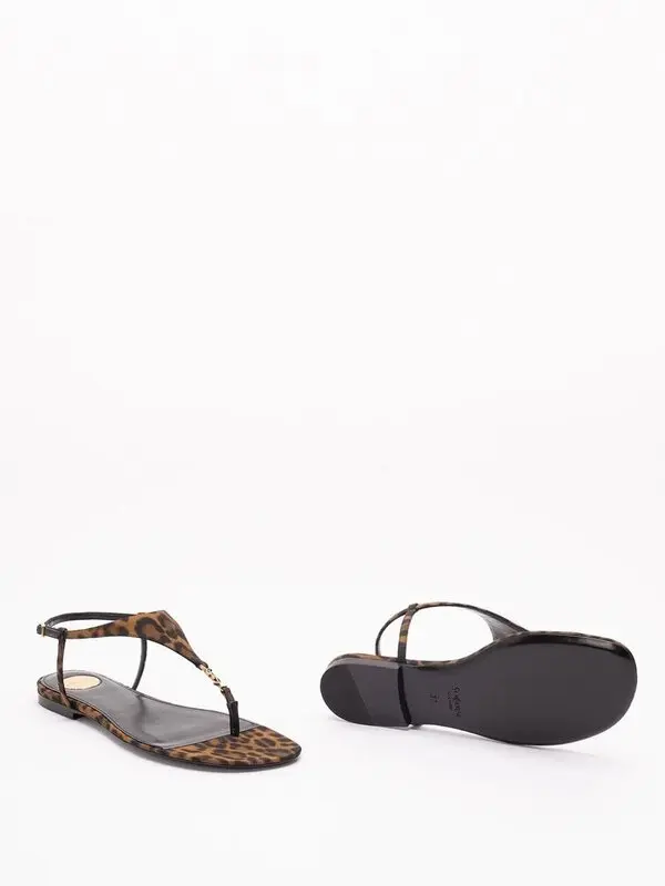 Saint Laurent Cassandra Sandals - Multicolor