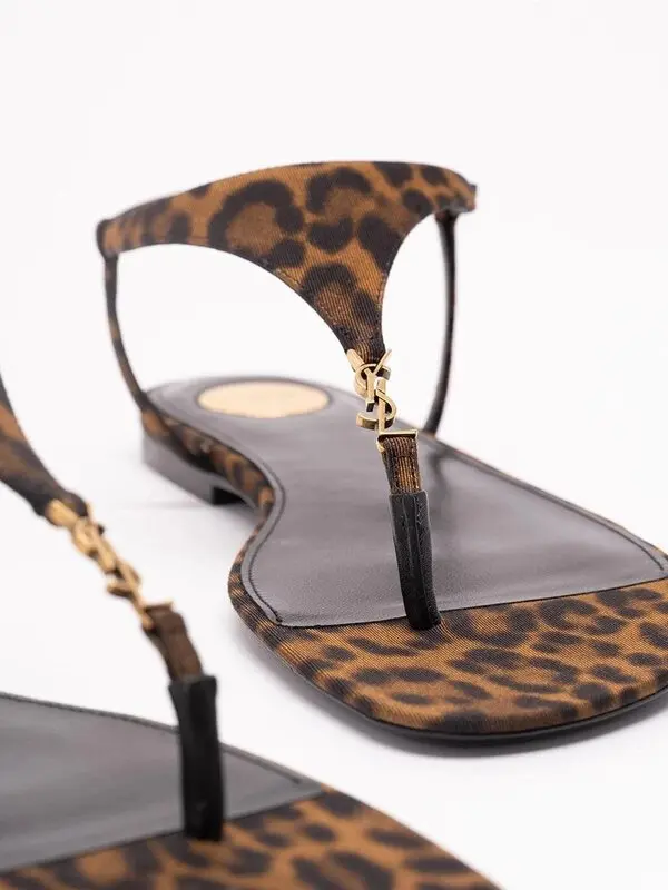 Saint Laurent Cassandra Sandals - Multicolor