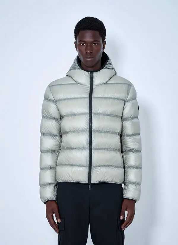 Moncler Guadiana Hooded Down Jacket - Gray
