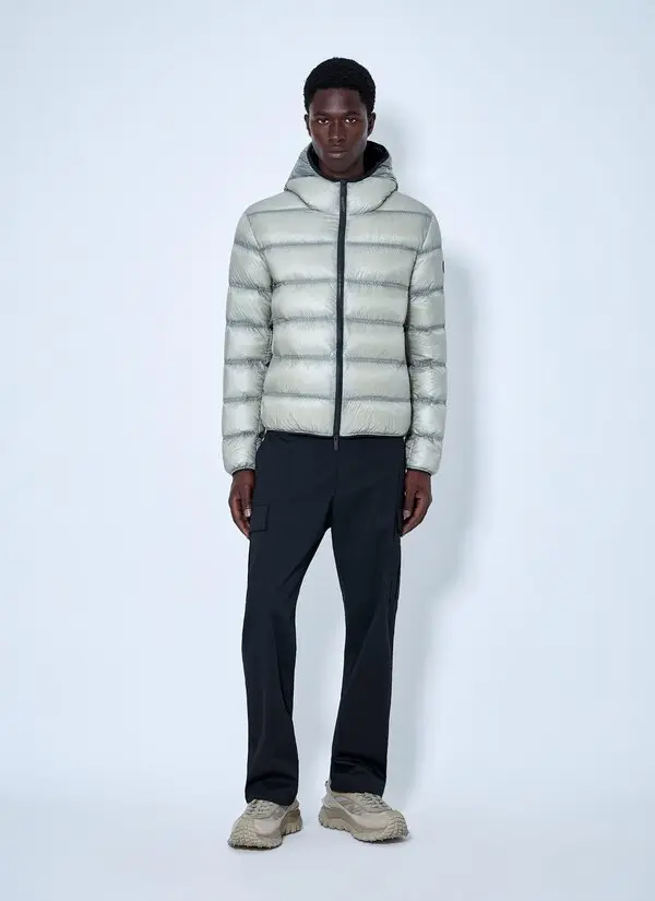 Moncler Guadiana Hooded Down Jacket - Gray