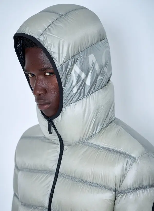 Moncler Guadiana Hooded Down Jacket - Gray