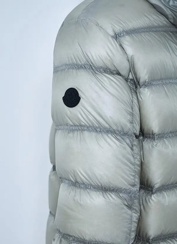 Moncler Guadiana Hooded Down Jacket - Gray
