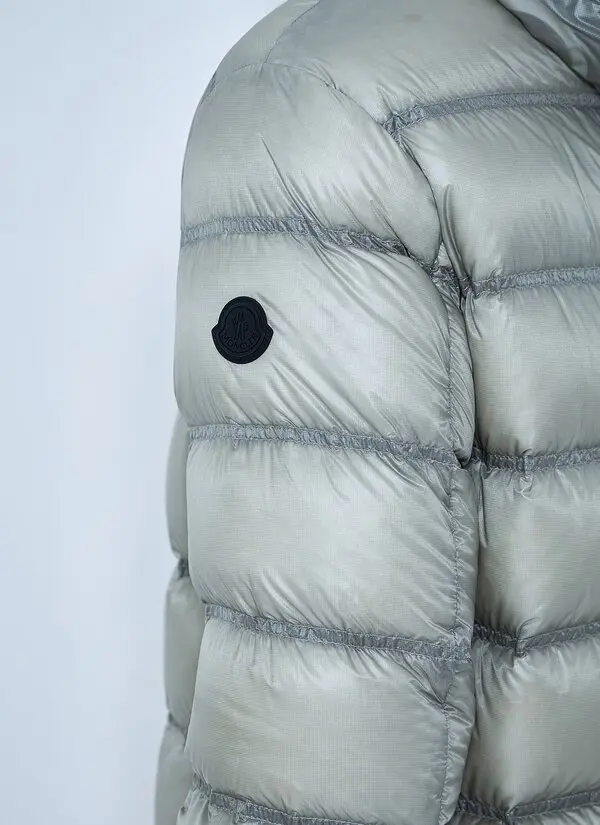 Moncler Guadiana Hooded Down Jacket - Gray