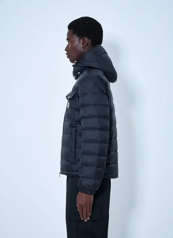 Moncler Verith Hooded Short Down Jacket - Black