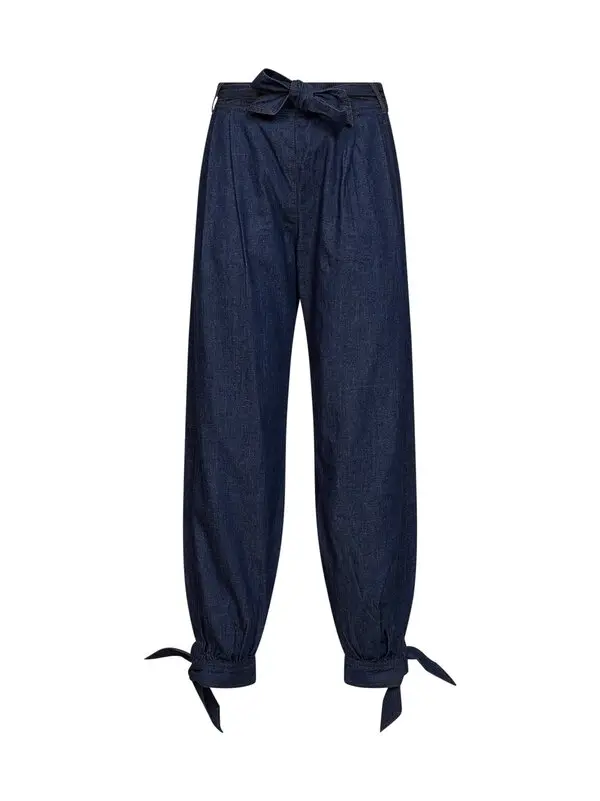 Zimmermann Ink Denim Aster Harem Trousers