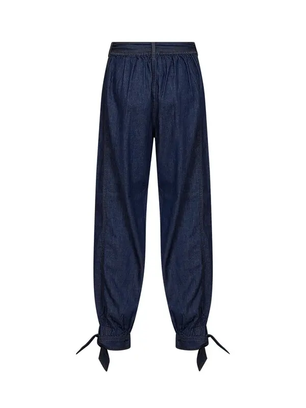 Zimmermann Ink Denim Aster Harem Trousers