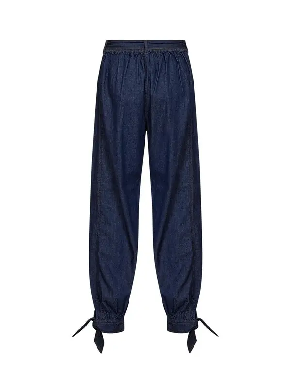 Zimmermann Ink Denim Aster Harem Trousers - Multicolor