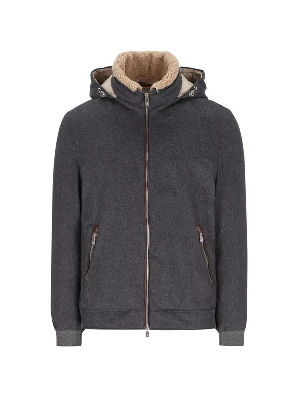 Brunello Cucinelli Wool Down Jacket - Multicolor
