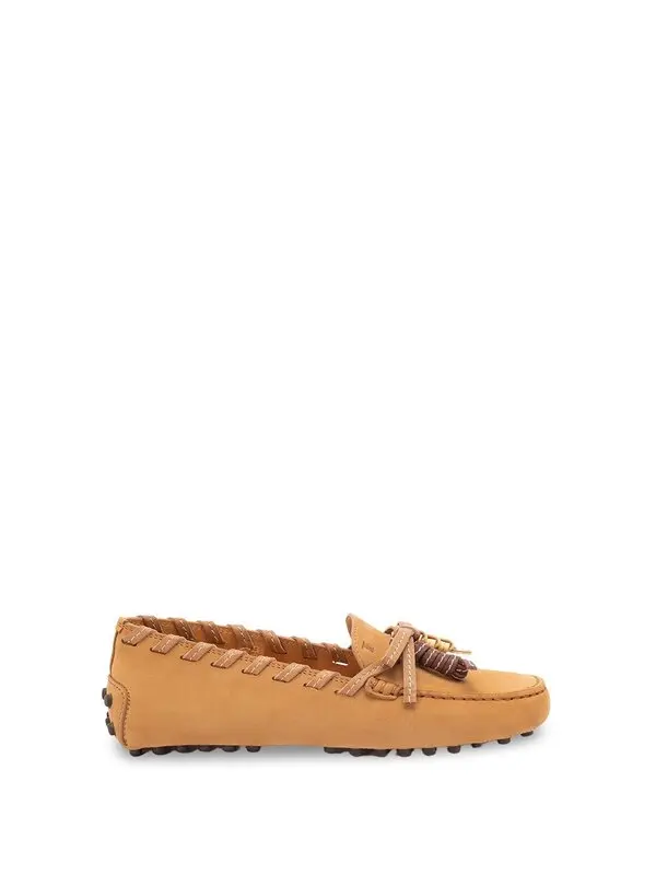 TOD'S Glove Gommino` Loafers In Nubuck - Multicolor