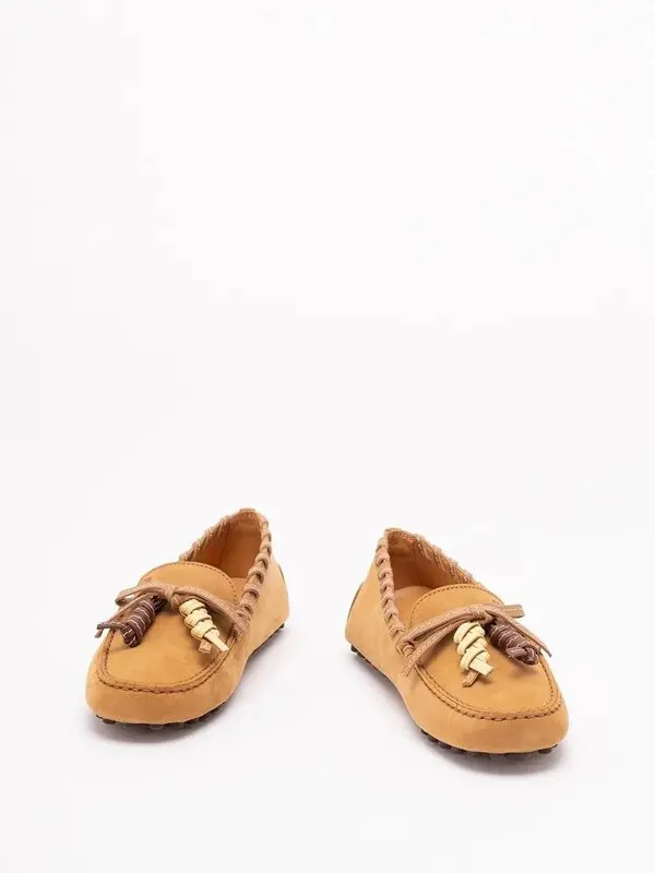TOD'S Nubuck Gommino Loafers - Multicolor