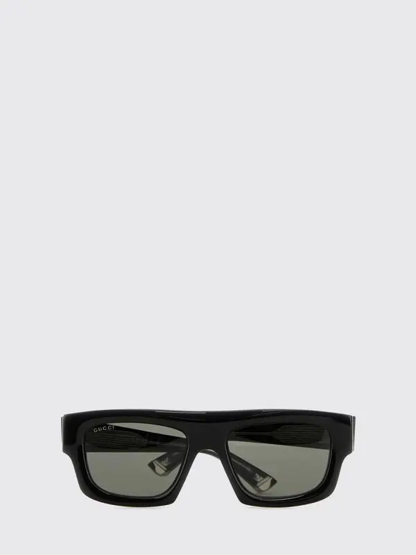 Gucci Aviator Sunglasses In Acetate With Rectangular Frame And Logo