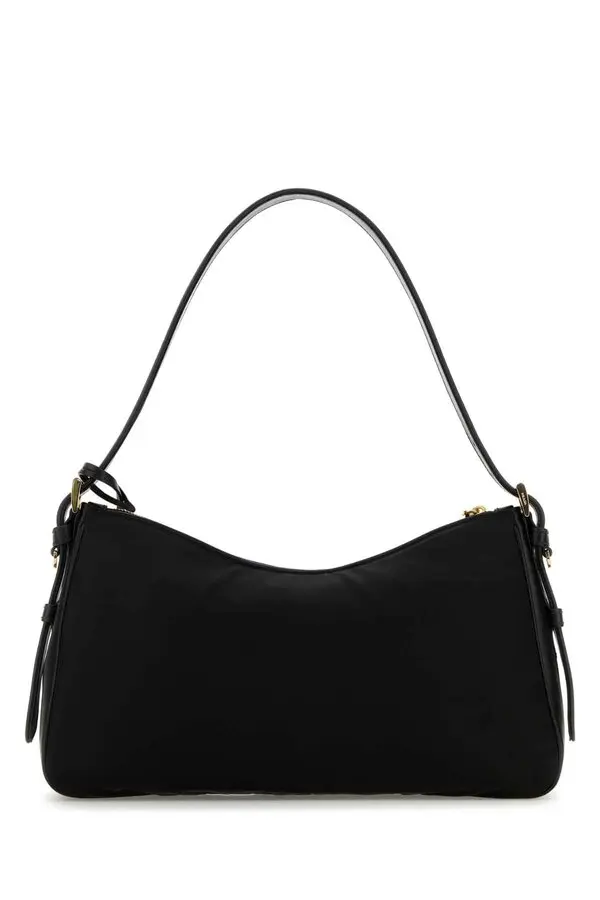 Prada Nylon Large Aimee Shoulder Bag - Black