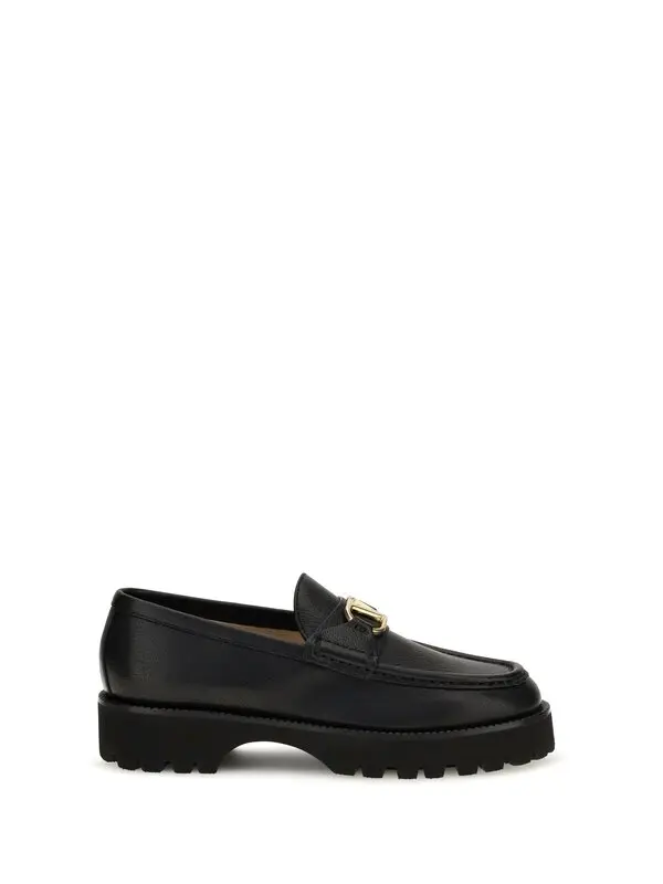 Valentino Garavani Vlogo Signature Loafers - Black