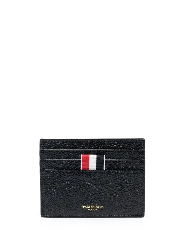 Thom Browne Leather Credit Card Case - Multicolor