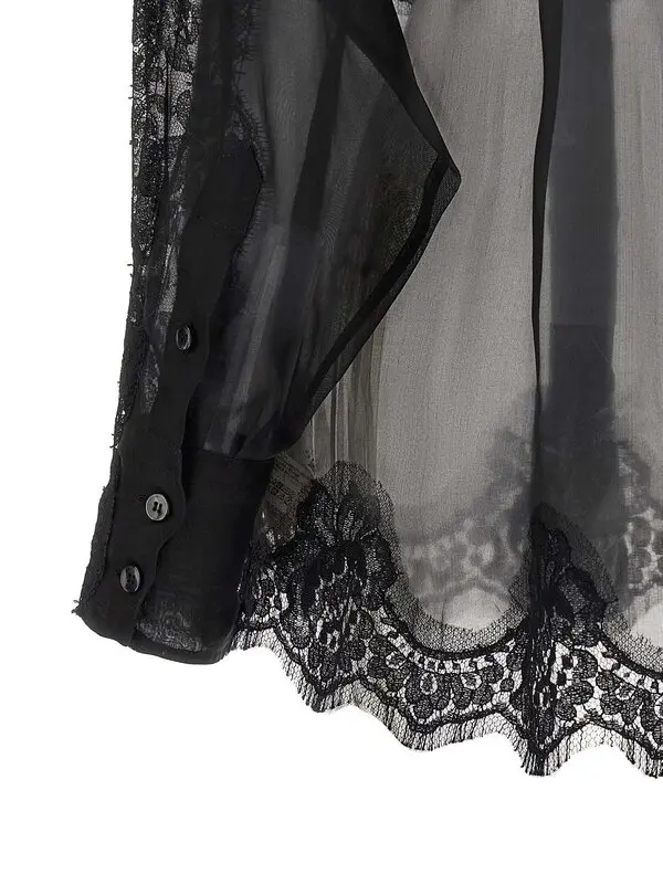 Dolce & Gabbana Cashmere Organza Shirt