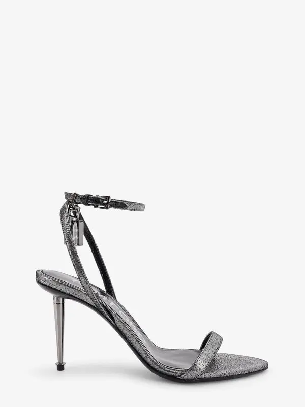 TOM FORD Laminated Heeled Sandals With Laminated Effect