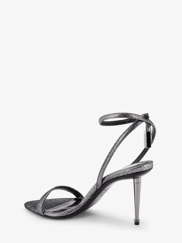 TOM FORD Laminated Heeled Sandals With Laminated Effect