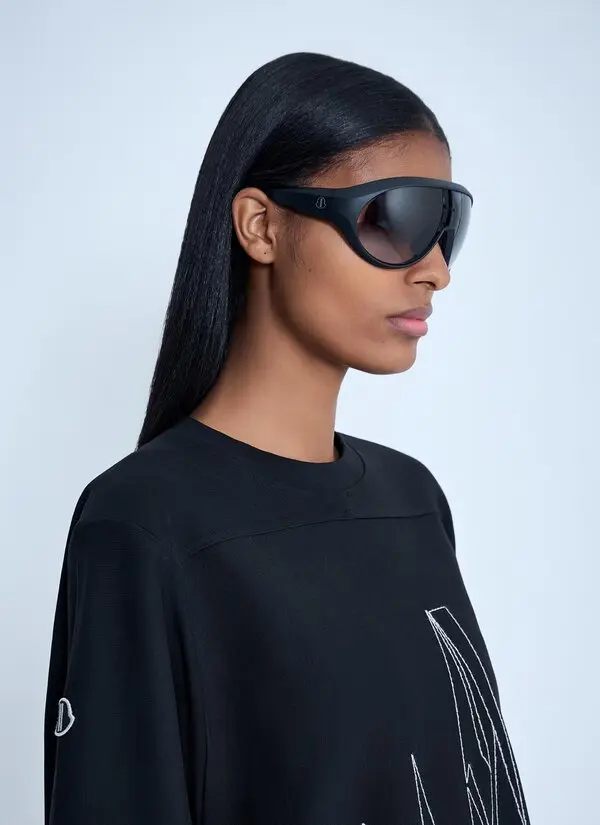 Moncler Rick Owens Visor Shield Sunglasses