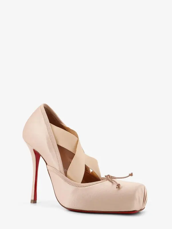 CHRISTIAN LOUBOUTIN Cassia Nodo Satin Pumps
